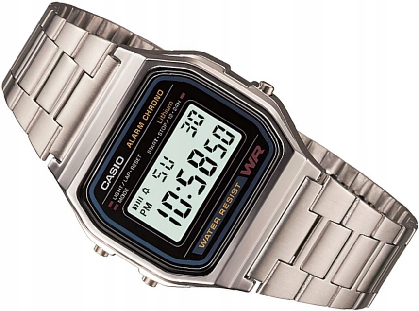MĘSKI ZEGAREK CASIO A158WA 1D VINTAGE LED - 7652597067 - oficjalne archiwum Allegro