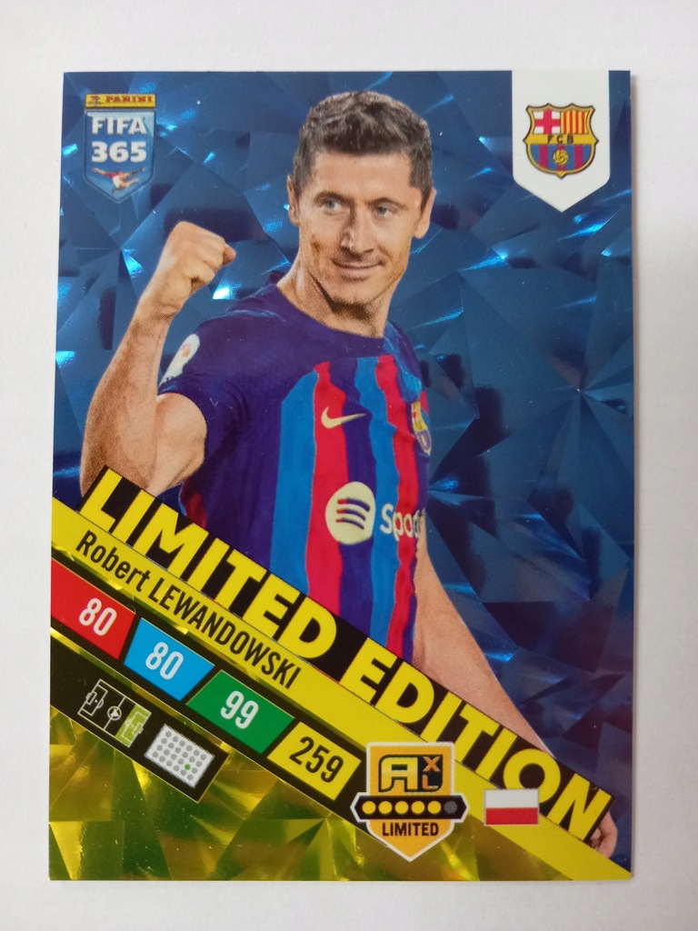PANINI FIFA 365 2023 LIMITED EDITION LEWANDOWSKI - 13464346022 - oficjalne archiwum Allegro