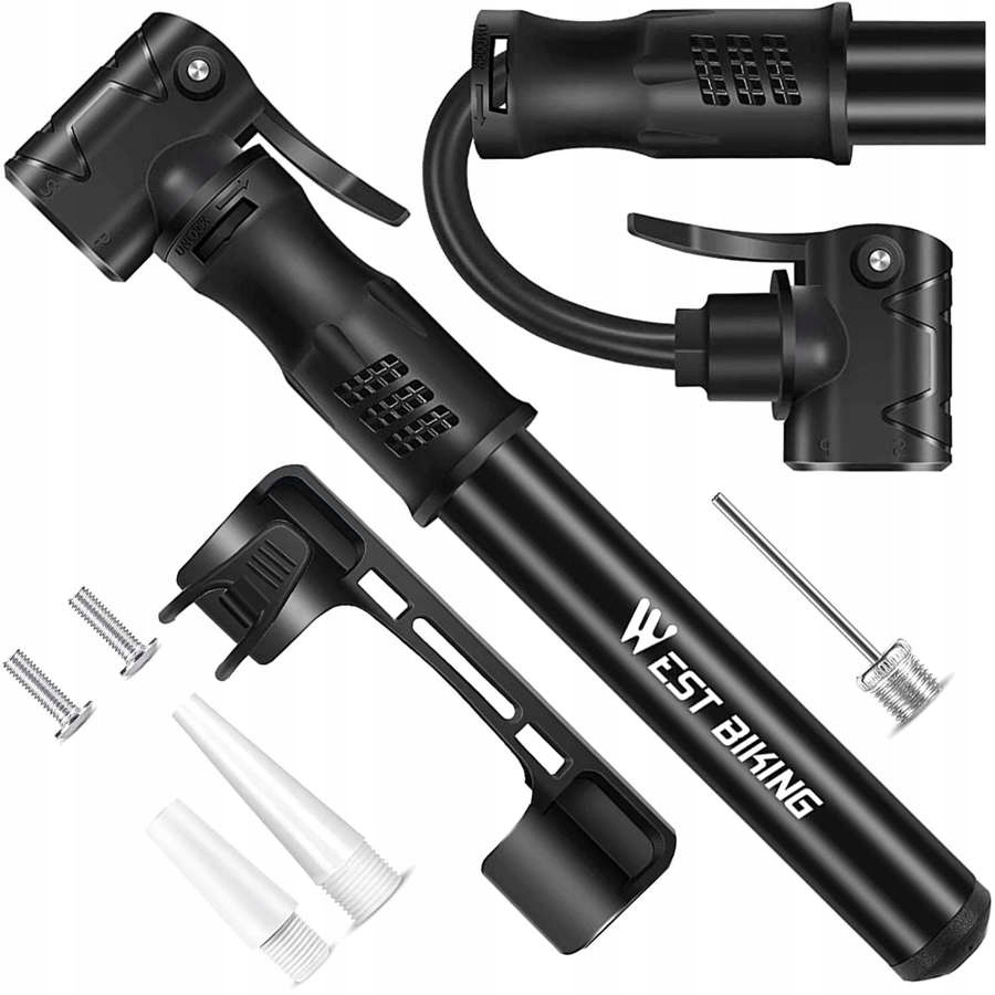 Pompka do roweru rowerowa ręczna mała mini 100 PSI - 13849350768 ...