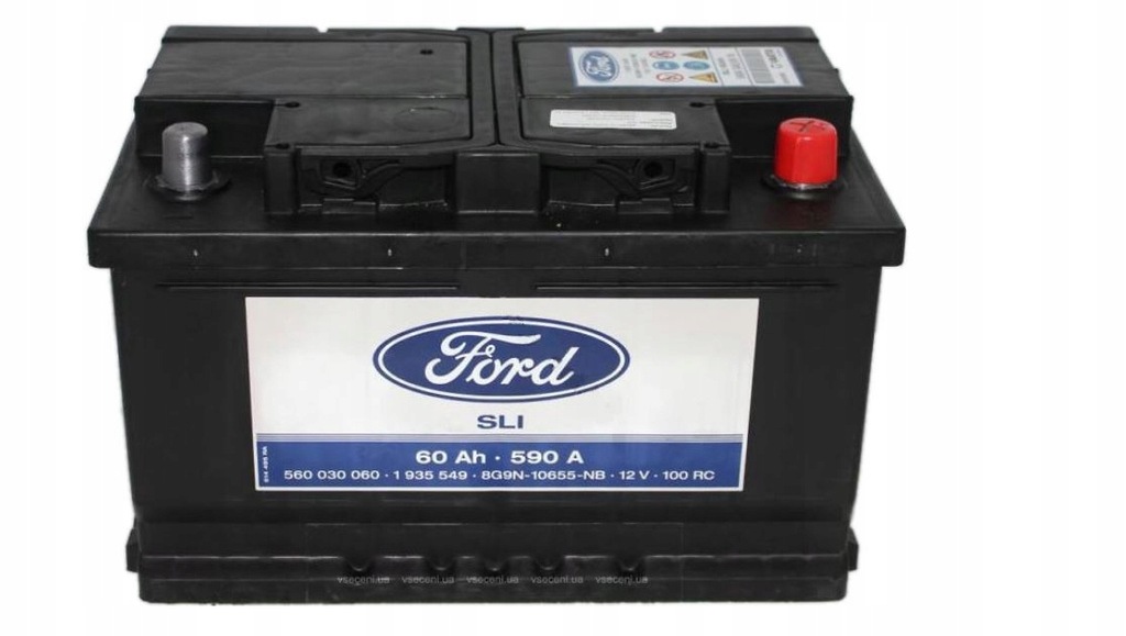 Akumulator 60AH 590A FORD ORYGINALNY 1935549 - 11381610420 - oficjalne ...