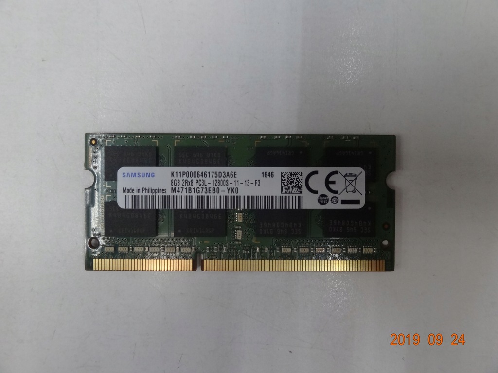 Samsung 8GB DDR3L (M471B1G73EBO-YKO) - 8515845637 - oficjalne archiwum ...