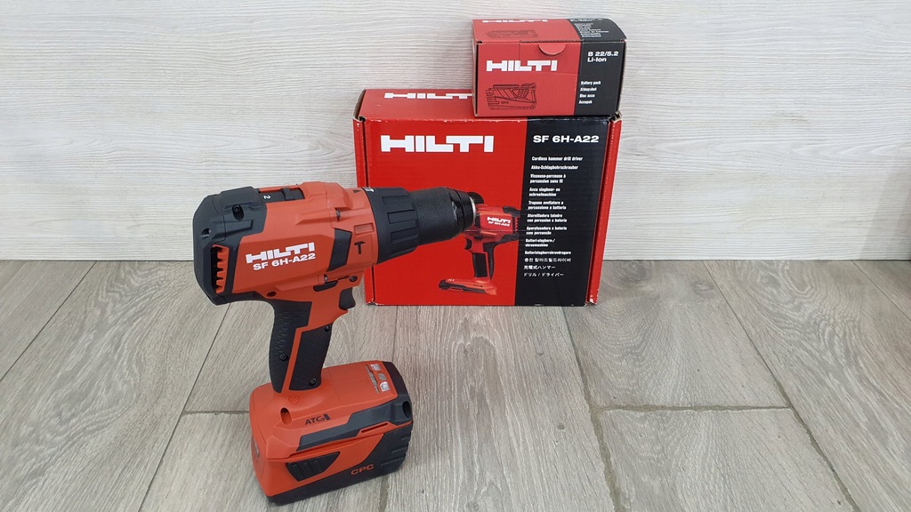 Wiertarko wkrętarka udarowa HILTI SF 6H-A22 + aku - 11063548048 - oficjalne archiwum Allegro