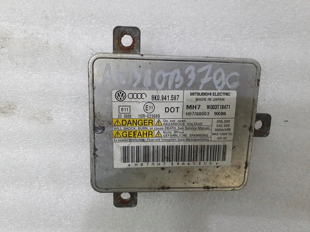 PRZETWORNICA LAMPY XENON AUDI A4 B8 8K0941597 - 12036925657 - oficjalne ...