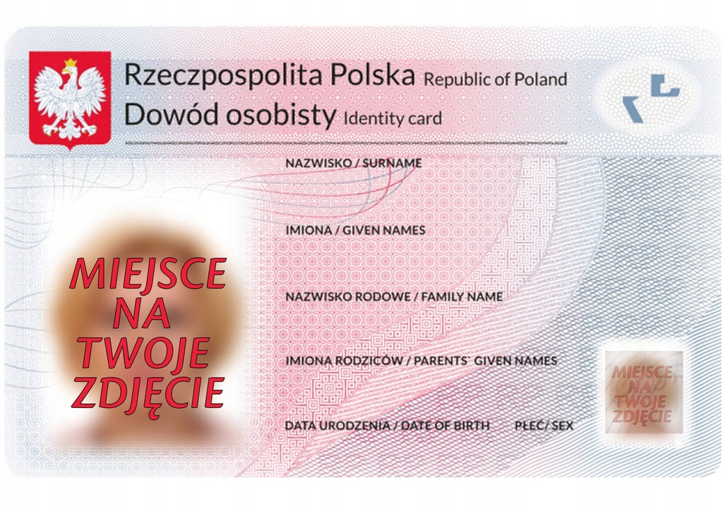 OPŁATEK NA TORT DOWÓD OSOBISTY GRUBY 18 URODZINY - 12808290568 ...