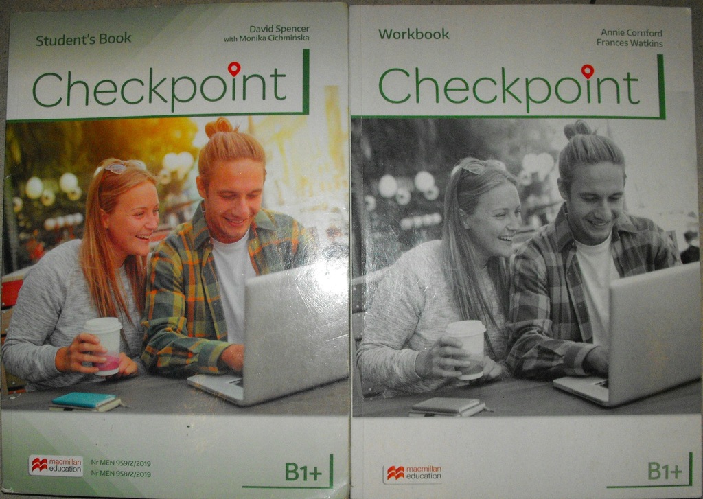 Checkpoint B1+ Student's Book + workbook - 12834469201 - oficjalne archiwum Allegro