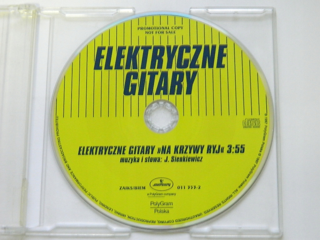 Elektryczne Gitary Na Krzywy Ryj CD SINGIEL PROMO - 12246255167 ... Elektryczne Gitary Na Krzywy Ryj CD SINGIEL PROMO - 12246255167 ...