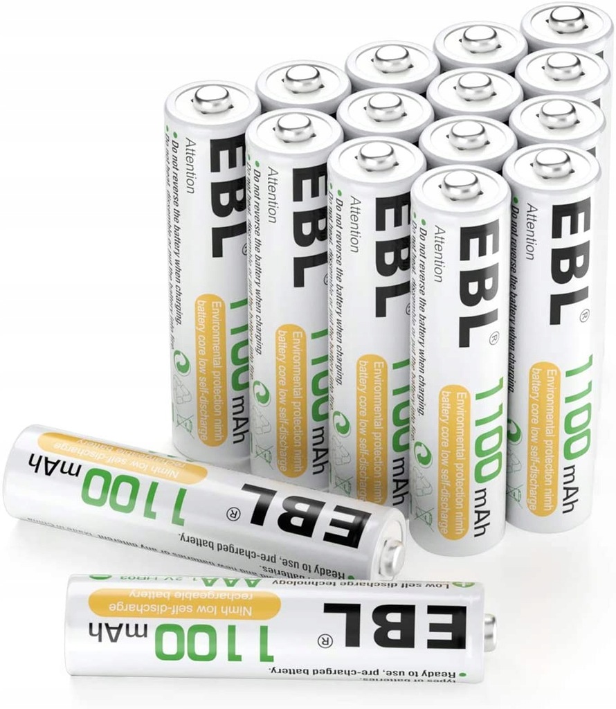 EBL AKUMULATORKI AAA 1,2V 1100MAH 4 szt - 11674420505 - oficjalne ...