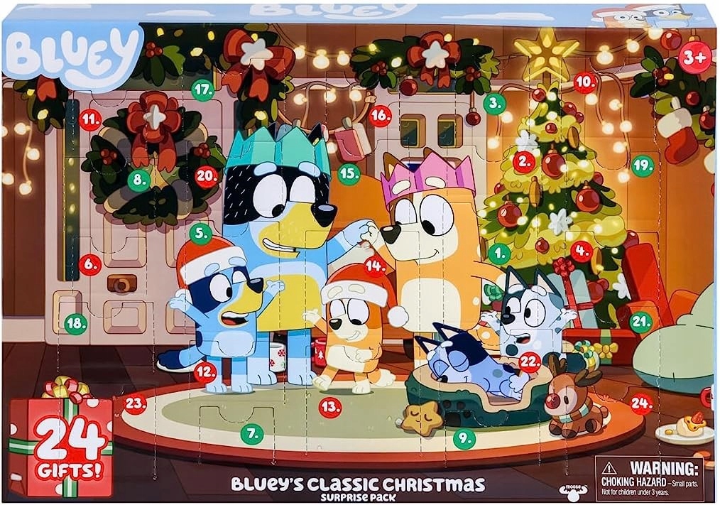 MOOSE TOYS Bluey Bluey's Classic Christmas Zestaw - 14785405679 ...