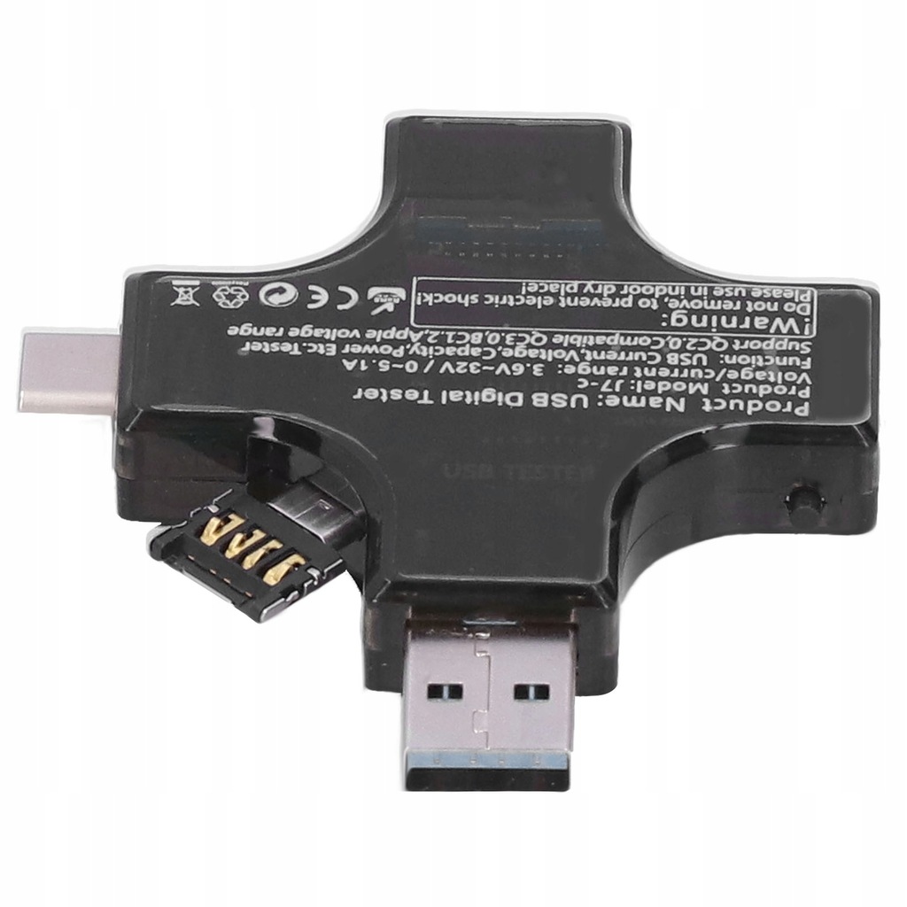 Tester miernika napięcia prądu typu C USB Cross - 13387665744 ...