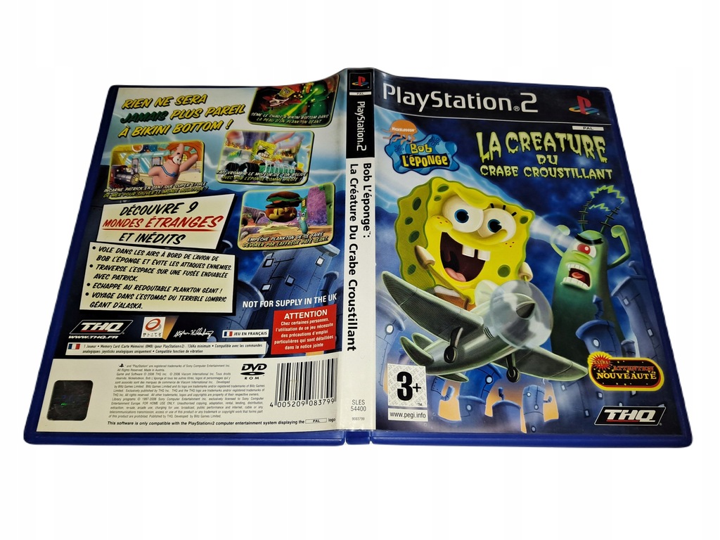 Spongebob Creature From The Krusty Krab / PS2 - 12226739961 - oficjalne ...