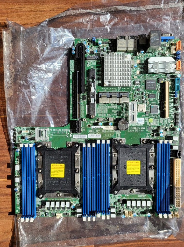 Płyta główna Supermicro X11DDW-NT + riser - 13554895457 - oficjalne ...