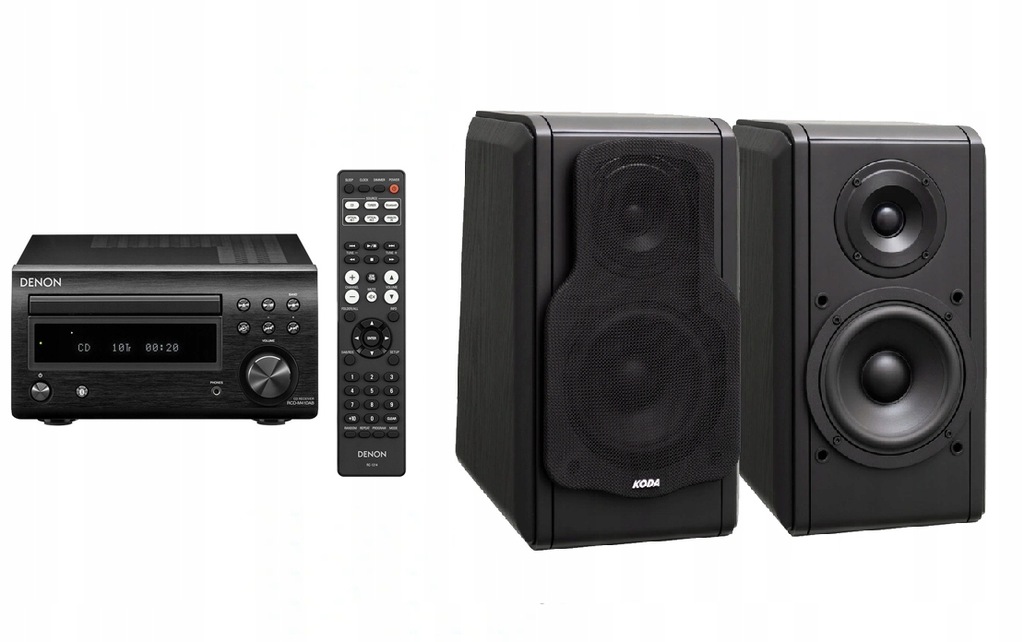 Denon RCD-M41 + Kolumny Koda K-2000B Mk II stereo - 10541659963 - oficjalne archiwum Allegro