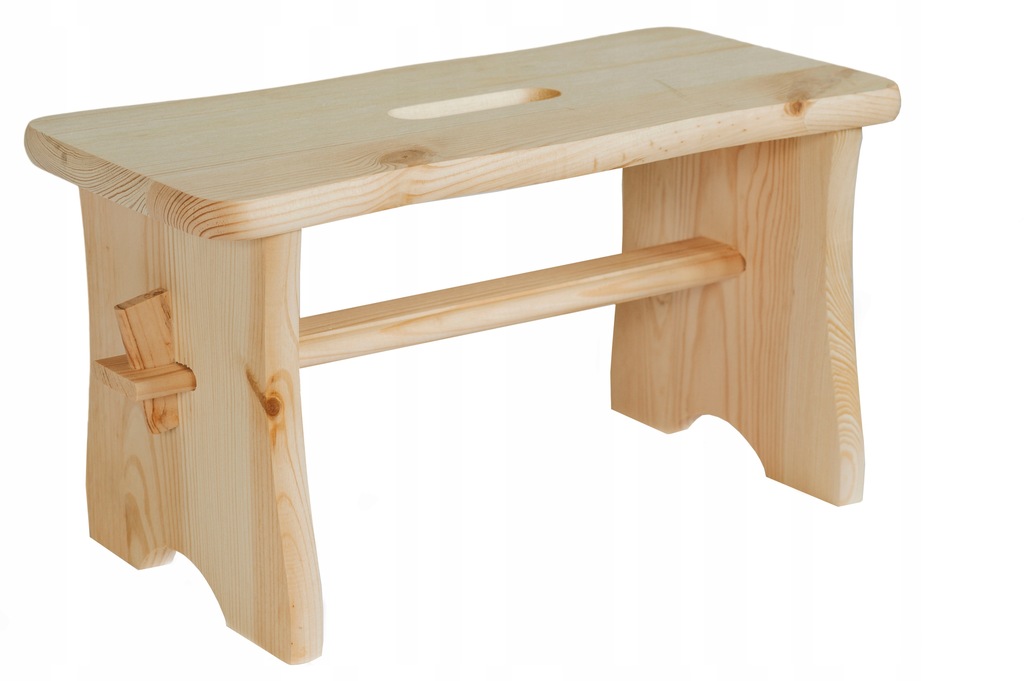 Stołek drewniany, krzesełko, zydel ryczka, taboret - 9375762310 ...