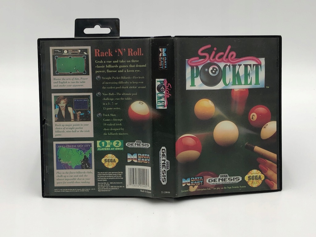 Gra Sega Genesis Megadrive SIDE POCKET - 15314455592 - oficjalne ...