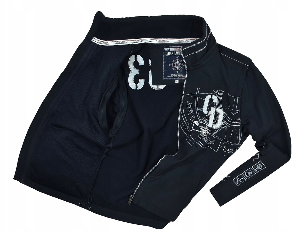 CAMP DAVID Blue 2 w 1 Kurtka Męska Softshell L - 15113434343 - oficjalne archiwum Allegro