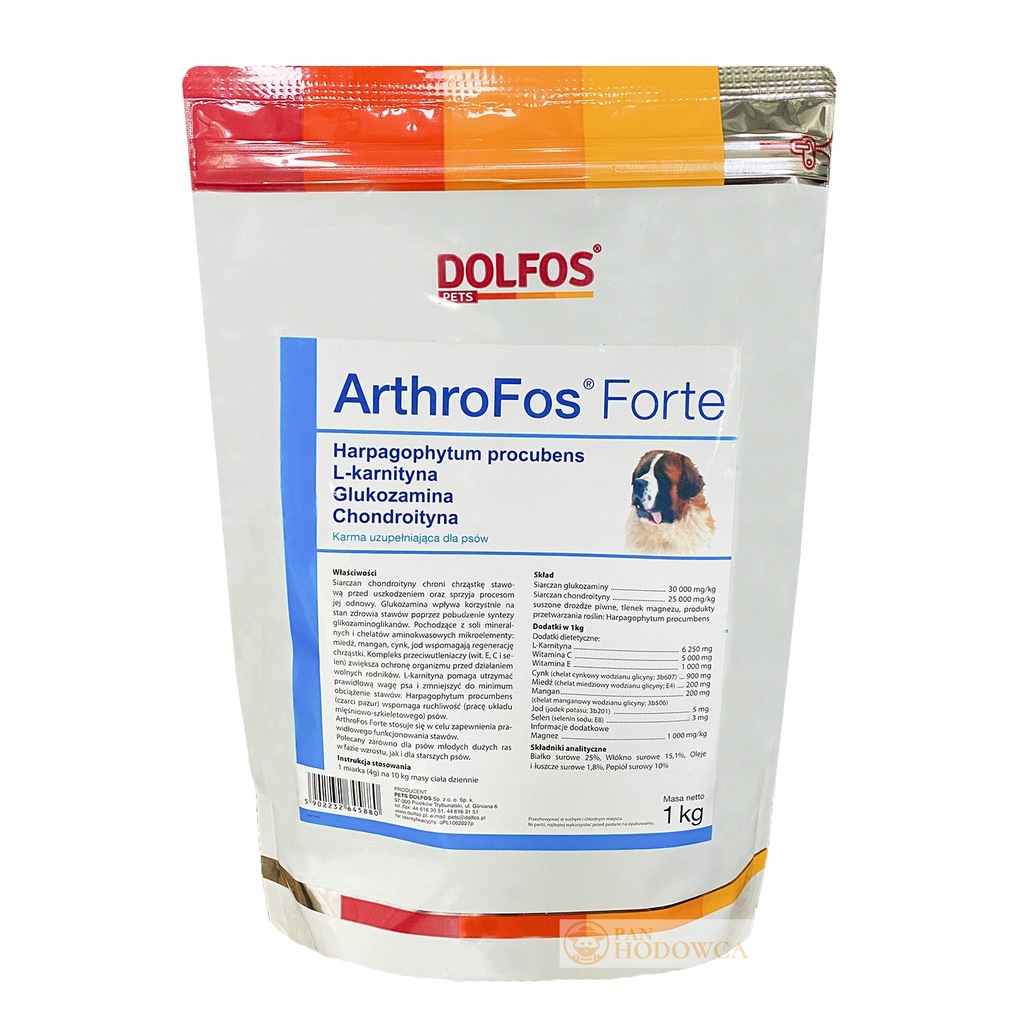 Dolfos ArthroFos Forte zdrowe stawy proszek 1kg - 9645647495 ...