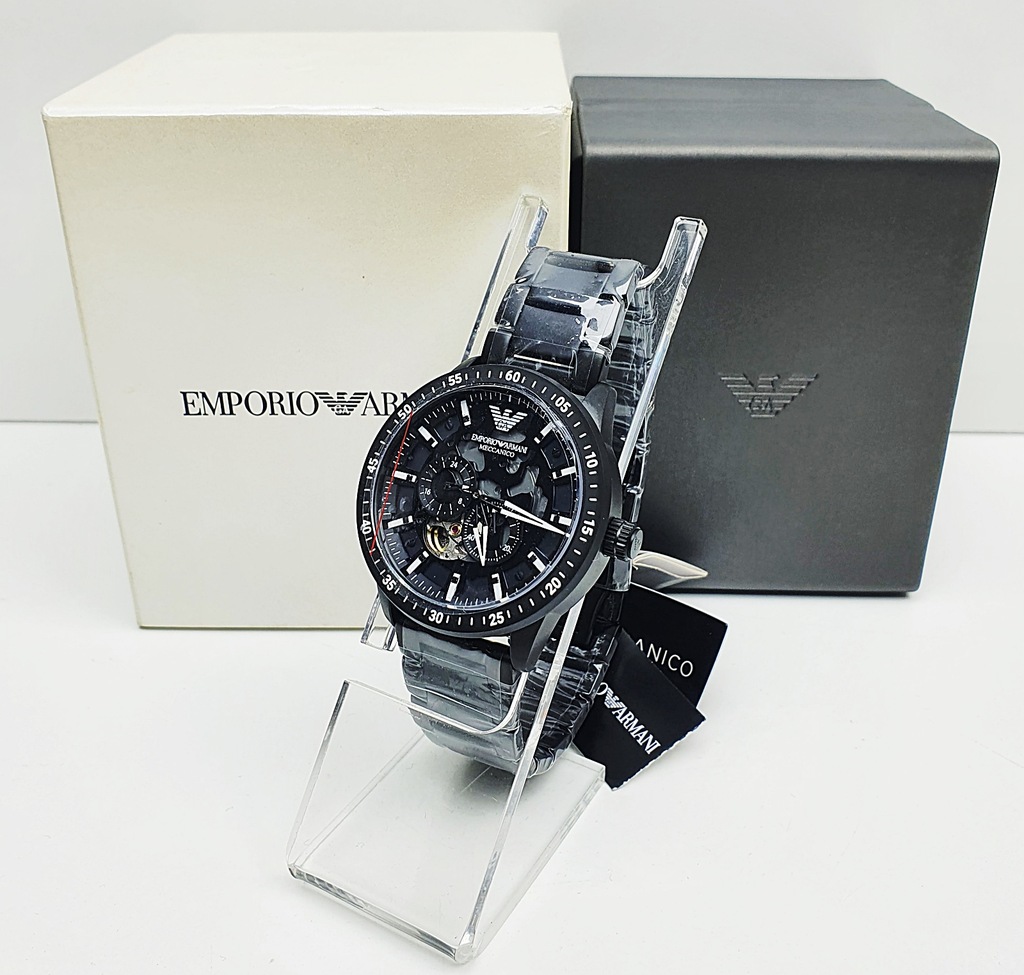 Męski Zegarek Emporio Armani AR 60054 pudełko M - 12329646809 ...