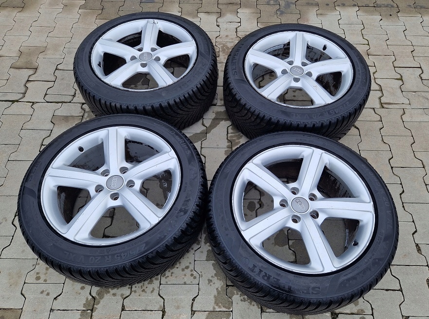 AUDI Q7 4L KOŁA FELGI OPONY ZIMA 8MM 275/45/20R - 12985076305 - oficjalne archiwum Allegro