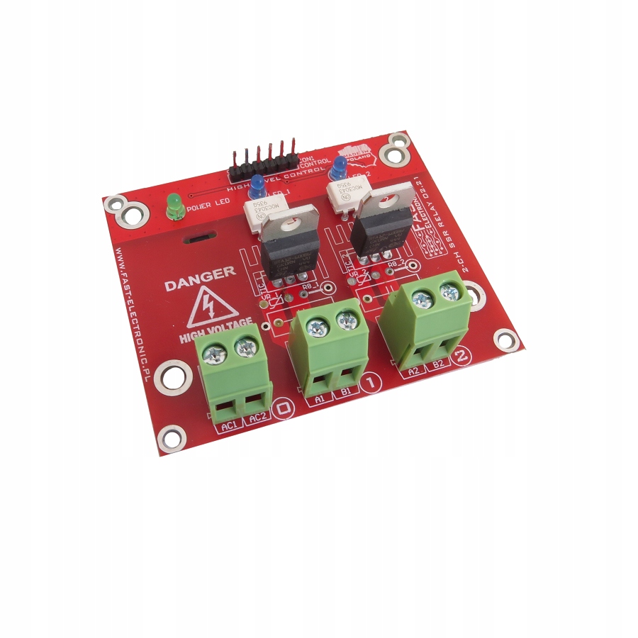 Przekaźnik 2x SSR Detekcja 0 ARDUINO ESP32 RPi - 12251151751 ...