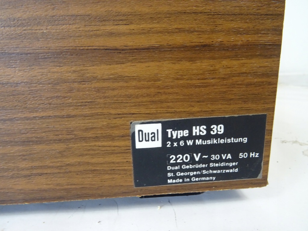 Купить Проигрыватель проигрывателя DUAL HS 39: отзывы, фото и ...
