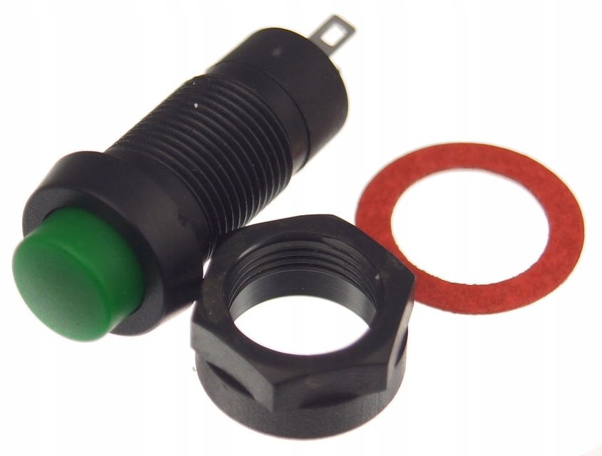 Przycisk chwilowy 10mm okrągły DS-213 1A 250V - 11447824079 - oficjalne archiwum Allegro