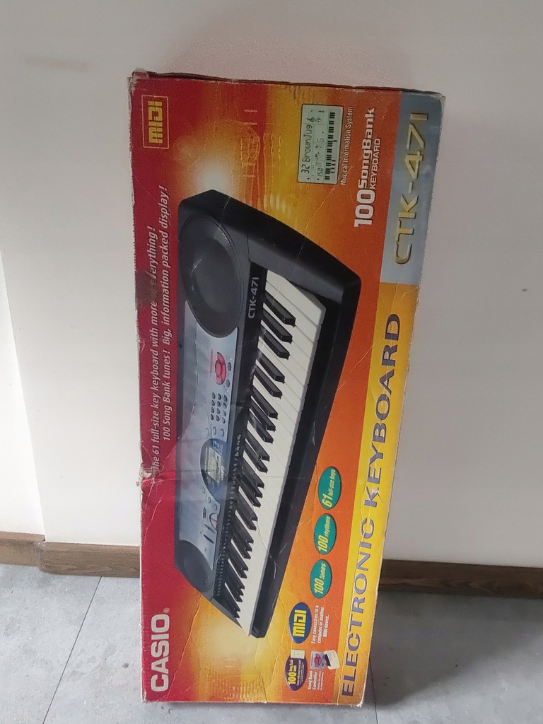 KEYBOARD CASIO CTK-471. - 14120906669 - oficjalne archiwum Allegro
