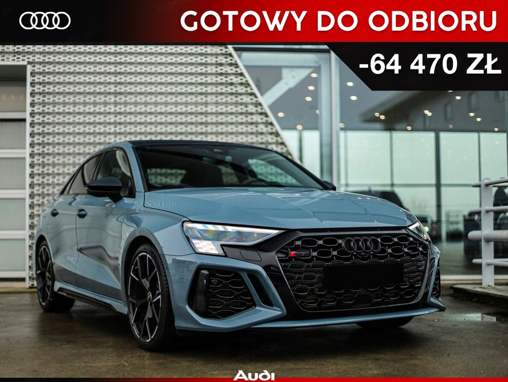 AUDI A3 Limousine RS3 TFSI quattro Sedan 2.5 (400KM) 2023 - 14700667466 - oficjalne archiwum Allegro
