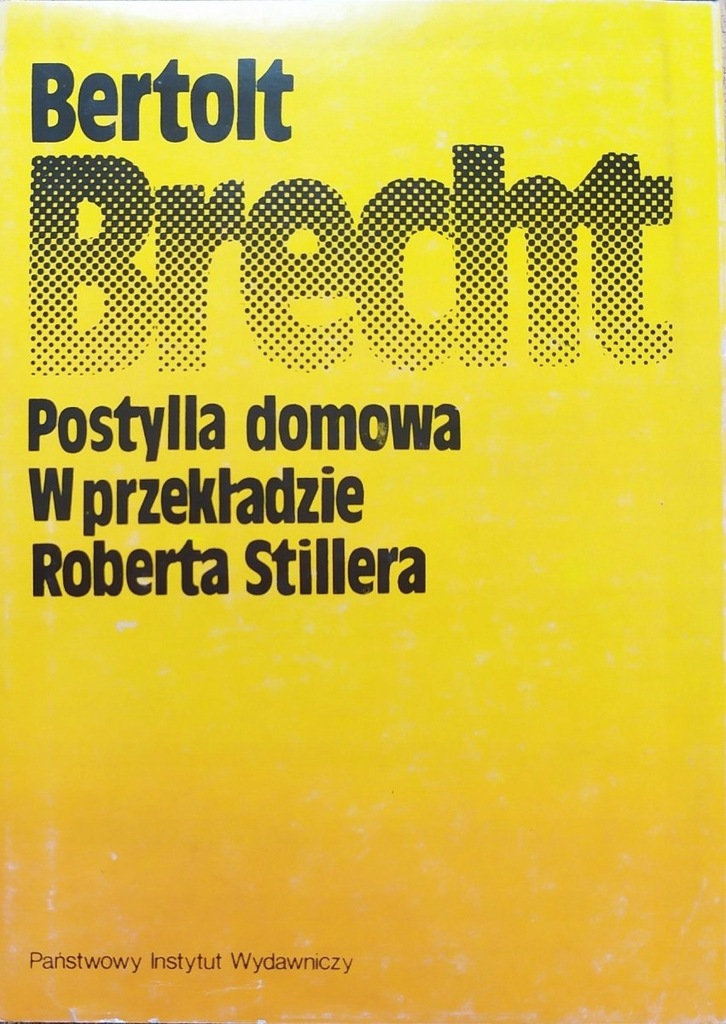 Bertholt Brecht Postylla domowa i inne wiersze - 13246455245 ...