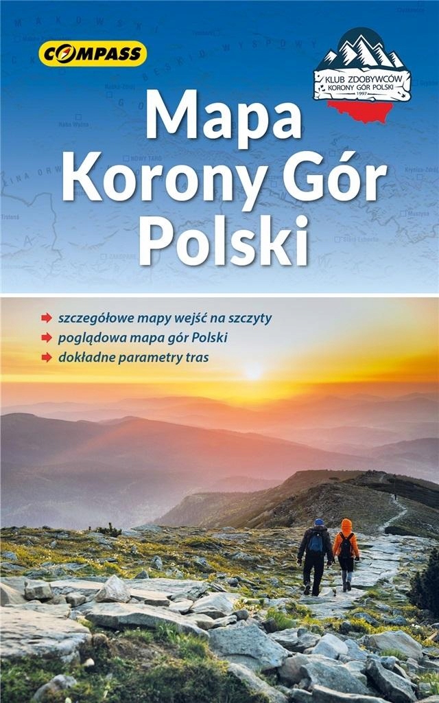 Mapa Korony Gór Polski. Compass Praca zbiorowa - 12998601056 ...
