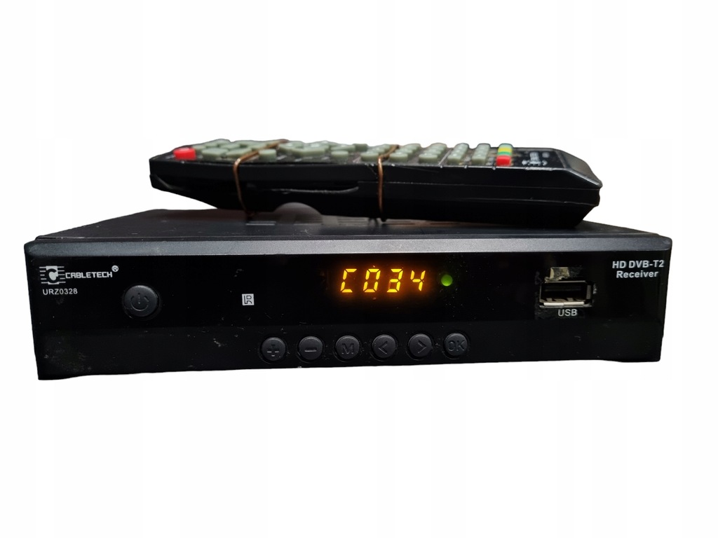 DEKODER Telewizji Naziemnej HD DVB-T2 CABLETECH URZ0328 - 14730182503 - oficjalne archiwum Allegro