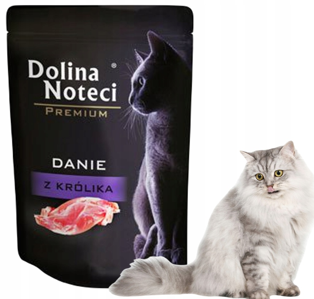 Dolina Noteci Premium Danie z królika dla kota saszetka 85 g - 15244377711 - oficjalne archiwum ...