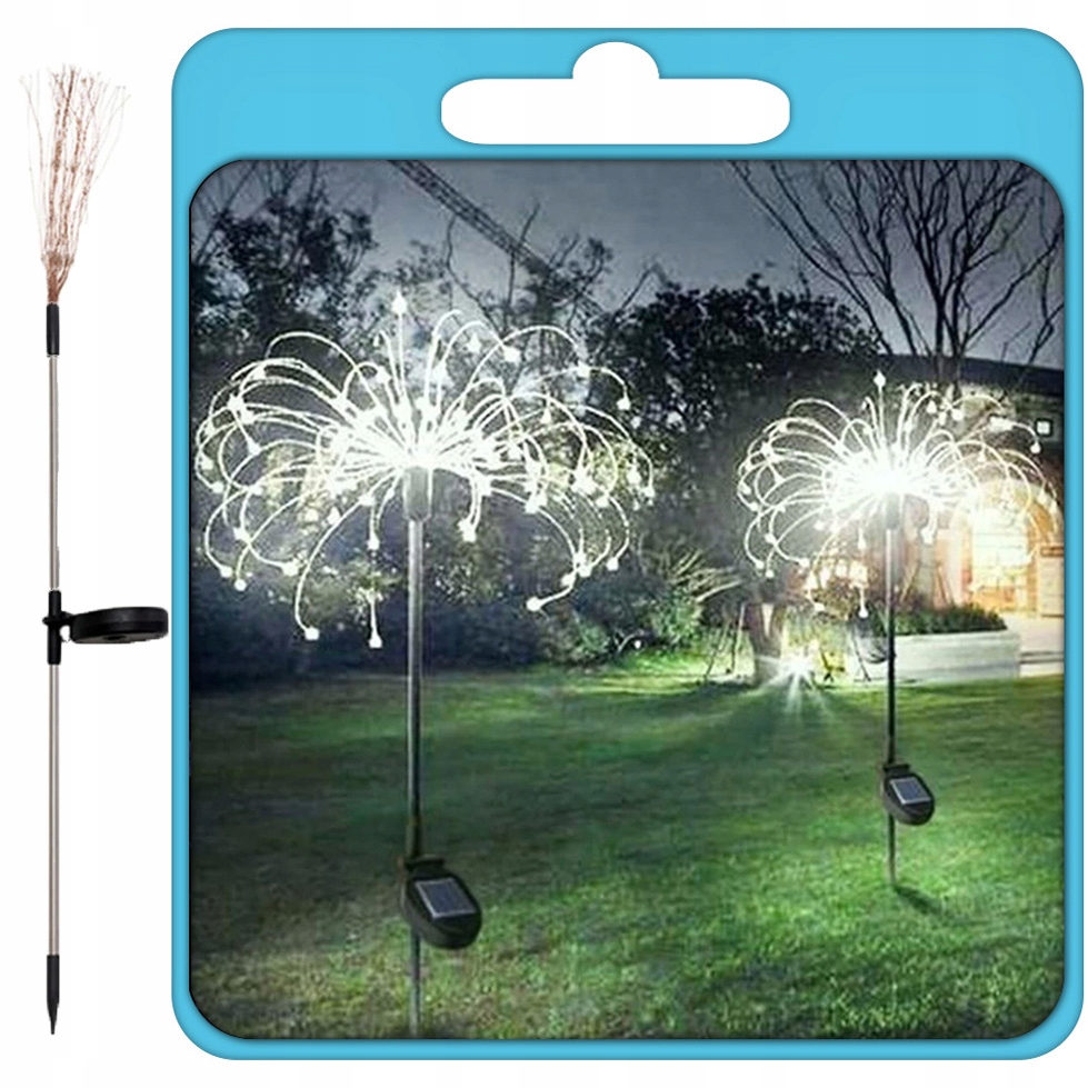 Lampa Solarna Ogrodowa Dekoracyjna Dmuchawiec LED - 12225470385 - oficjalne archiwum Allegro