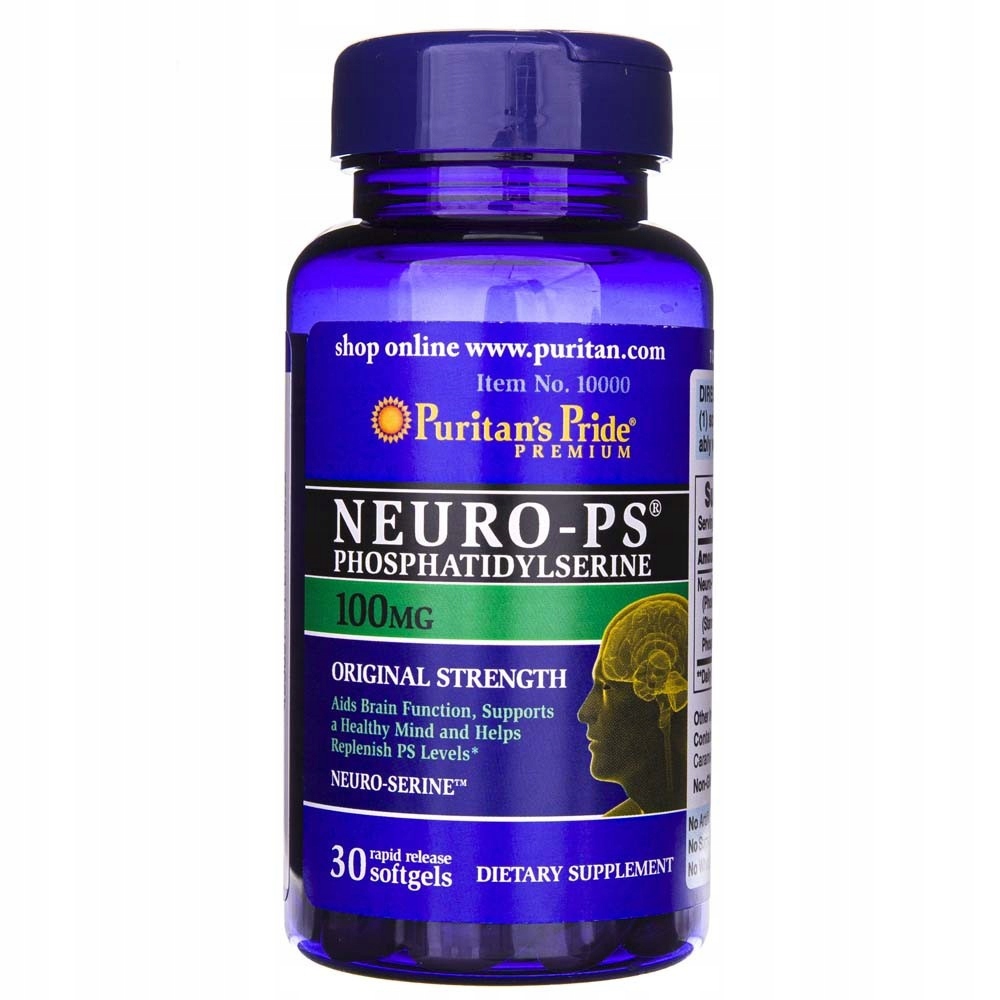 Neuro-PS (Fosfatydyloseryna) 100 mg PAMIĘĆ 30 kap - 10906303738 ...