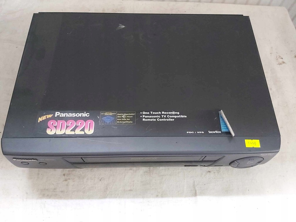 Magnetowid odtwarzacz VHS Panasonic NV-SD220 - 14522276927 - oficjalne ...