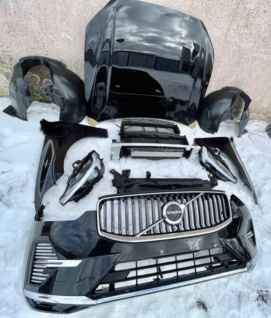 Volvo XC60 T6 2022 kompletny przód maska zderzak - 13426526504 ...