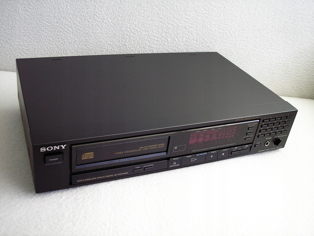 SONY CDP-770 / 18 bit Burr-Brown / 1989r.NOWY !!! - 8961827666 ...