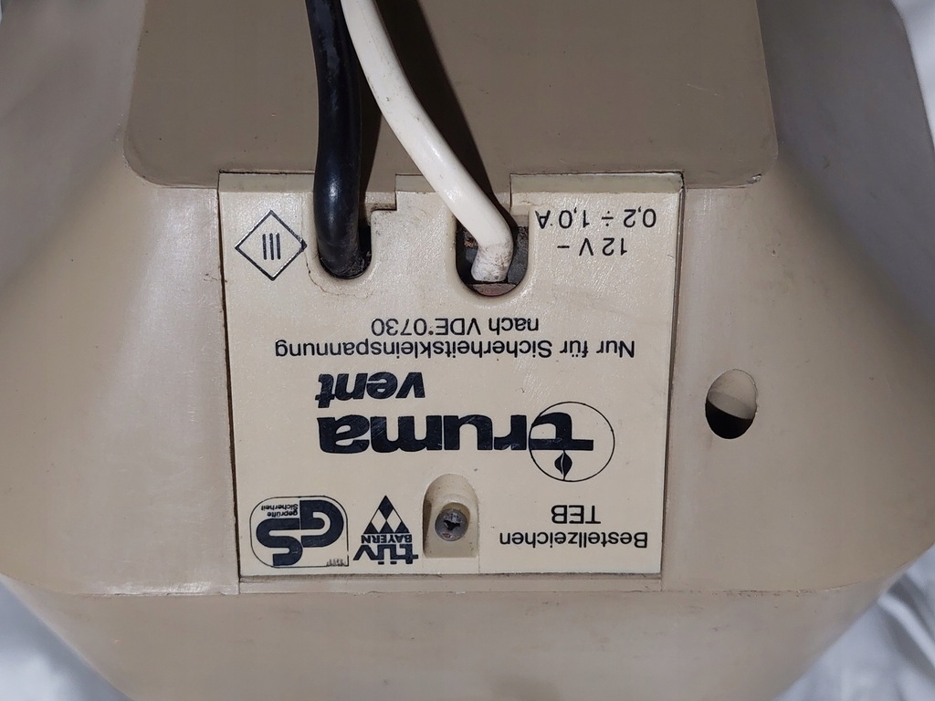 TRUMA VENT dmuchawa 12V przyczepa kemping kamper - 13065270284 ...