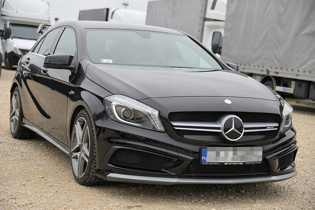 Mercedes 45 AMG * NAVI * 2.0 Benz 360KM * ZADBANY! - 13183978590 - oficjalne archiwum Allegro