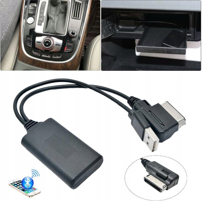 KABEL ZŁĄCZE ADAPTER AMI MMI BLUETOOTH USB AUDI VW - 16743023173 ...