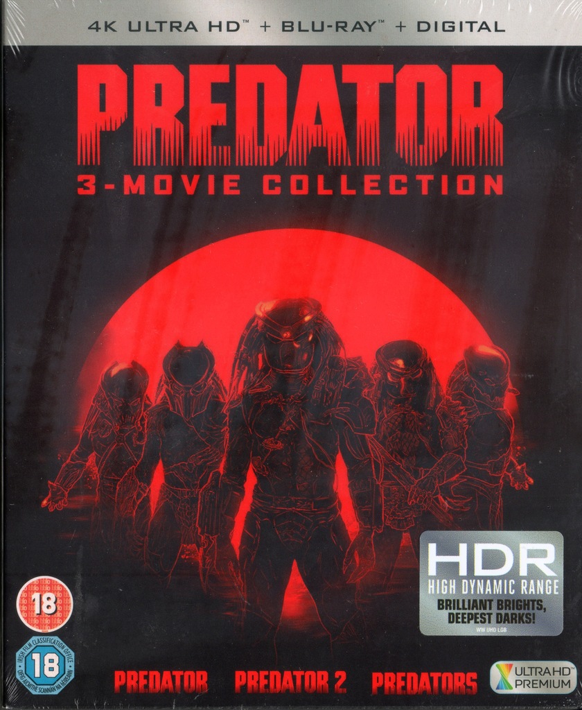 PREDATOR TRYLOGIA 4K UHD ULTRA HD PREDATORS LEKTOR - 8750527962 ...