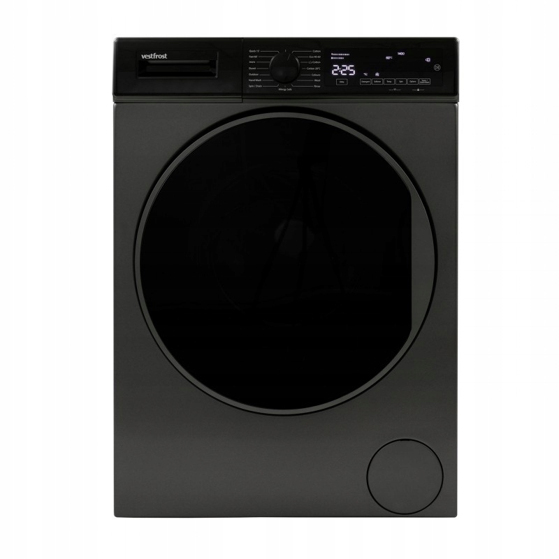 PRALKA VESTFROST VW-FD4A1400PL GRAFITOWA - DARK INOX 10KG Z PARĄ ...