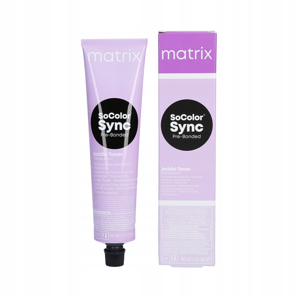 Matrix SoColor SYNC Acidic Toner 10PR Różowy - 12531983268 - oficjalne ...