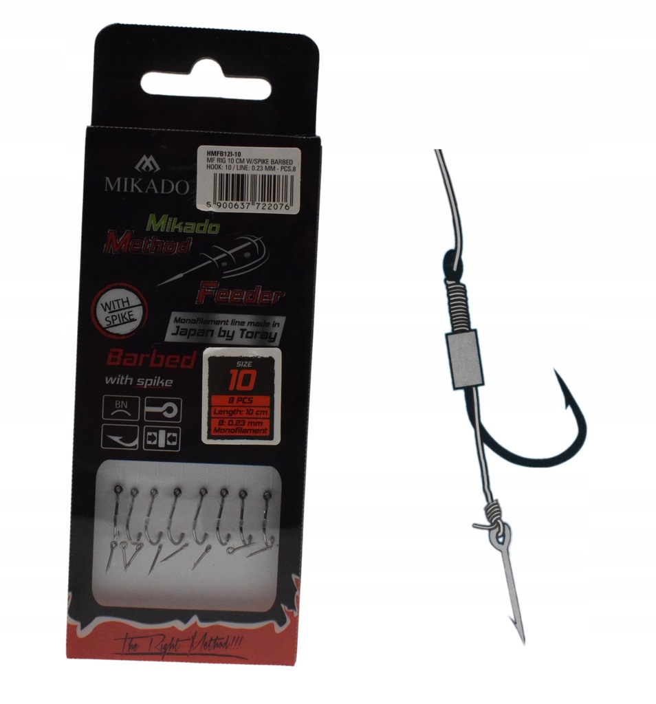 PRZYPON MIKADO METHOD FEEDER IGŁA IGŁĄ GOTOWE NR10 - 9940493820 - oficjalne archiwum Allegro