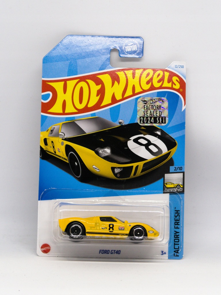 HOT WHEELS Ford GT40 Żółty KROGER EXCLUSIVE UNIKAT - 17350101333 ...