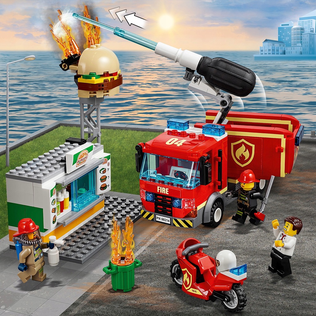 LEGO City 60214 Na Ratunek w Płonącym Barze - 8158217881 - oficjalne ...
