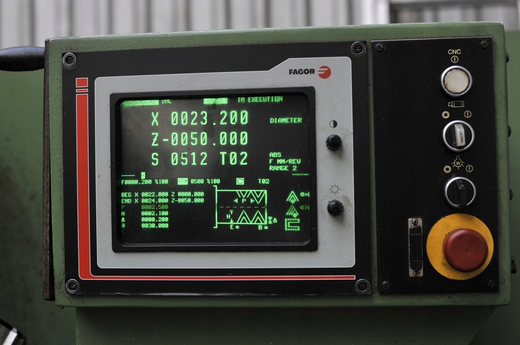 Купить Токарный станок с ЧПУ - FAT TUR 560 MN Fagor 800T: отзывы, фото ...