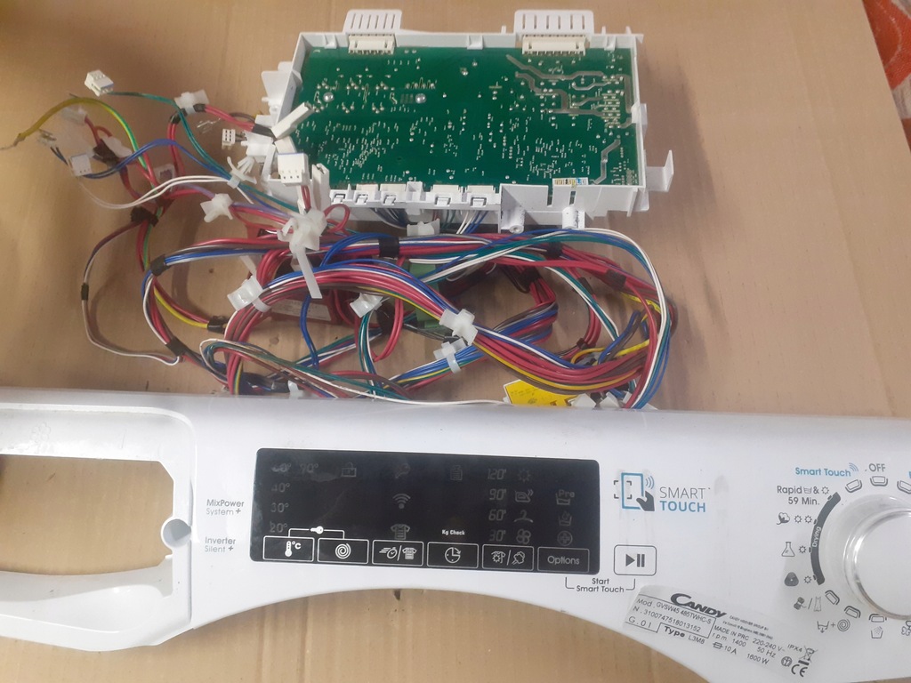 Moduł programator pralki Candy GVSW45 485TWHC-S - 9558198190 ...