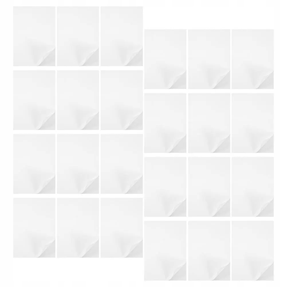 WHITE STICKER PAPER PRINTABLE LABELS DECAL - 13763830544 - oficjalne ...