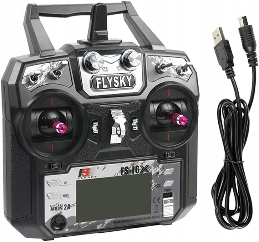 Flysky FS-I6X 2.4GHz 10CH AFHDS 2A Nadajnik RC - 12467049339 - oficjalne archiwum Allegro