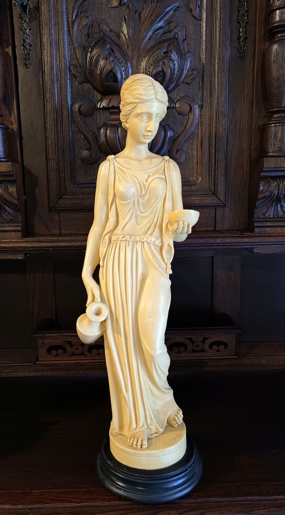 Figura Rzeźba Afrodyta Grecka Bogini Miłości Alabaster 64 cm ...